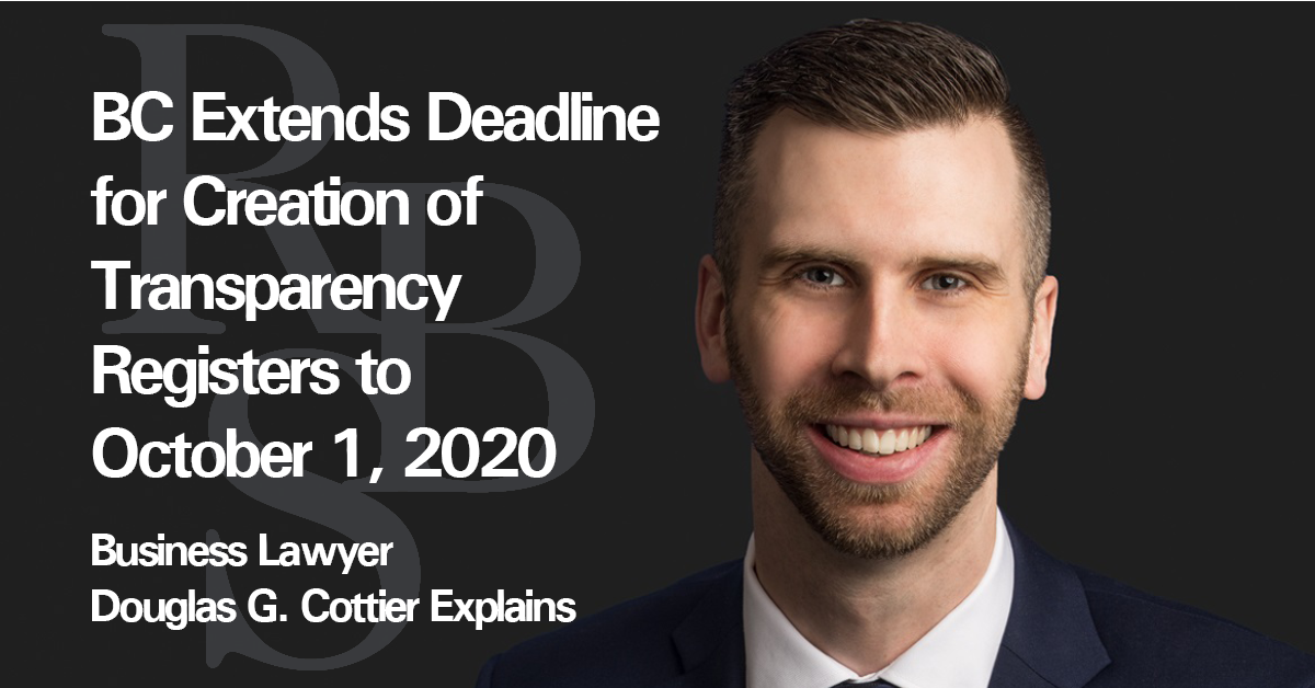 BC Extends Deadline for the Creation of Transparency Registers to ...