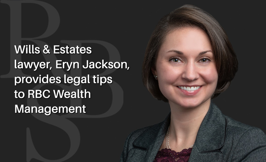 Eryn Jackson Presents to RBC Wealth Management: Contingency Planning ...