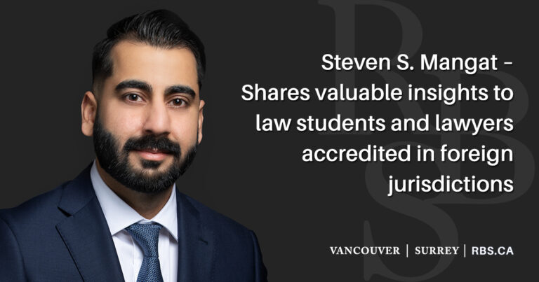 Steven S. Mangat a Panelist at SABA BC and FACL BC's Co-Hosted Event ...