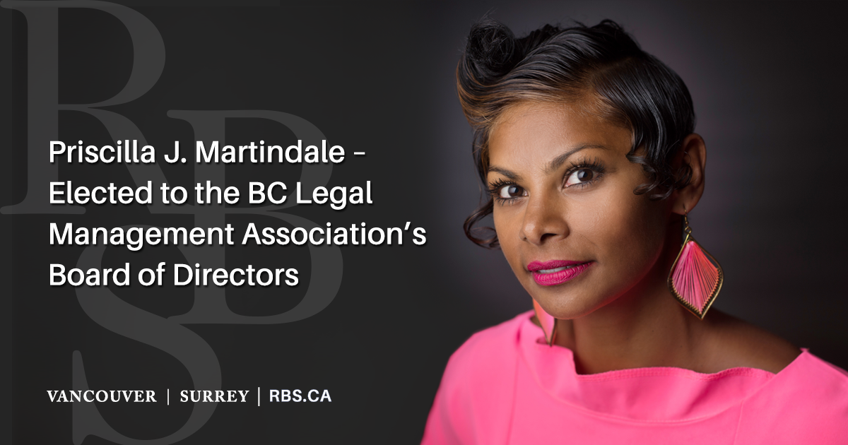 Priscilla Martindale Elected to the BCLMA Board of Directors - Richards ...